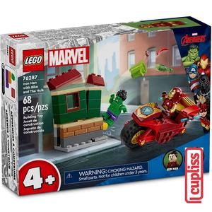 Jual LEGO Superheroes 76287 Iron Man with Bike and The Hulk - Jakarta ...