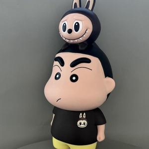 Jual Popmart Labubu X Shinchan Figure Labubu Crayon Shin-Chan Durian ...