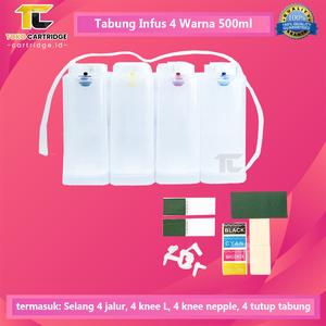Jual Tabung Infus 4 Warna 500ml Tabung Printer Modif Infus Ink Tank ...