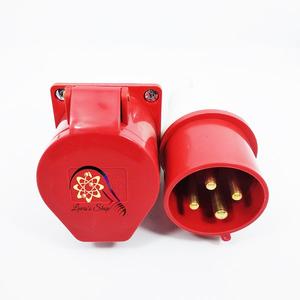 Jual Wall Mounted Socket Surface Mounting Plug 16A 3 Phase - Kota ...