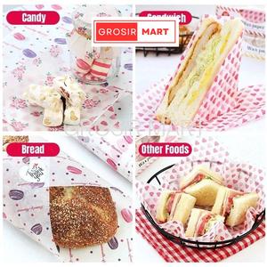 Jual Kertas Bento Kertas Bekal Nasi Kertas Pembungkus Makanan Roti ...