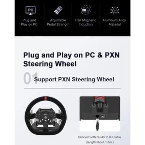 Jual NEW SERIES PXN V10 NEW DUAL MOTOR FORCE FEEDBACK DRIVING GAMING ...