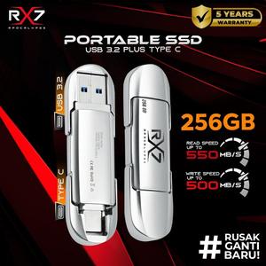 Jual SSD Portable 256GB RX7 / HDD External Type C RX7 256GB Resmi ...