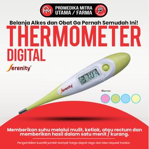 Jual Thermometer Digital Flexible Serenity | Termometer Digital | Alat ...