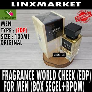 Jual FRAGRANCE WORLD CHEEK FOR MEN EDP 100ML (BOX SEGEL+BPOM) - Jakarta ...