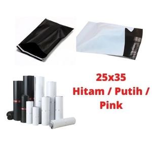 Jual [POS] PLASTIK ONLINE SHOP + LEM / POLYMAILER TEBAL 25X35 (100pc ...