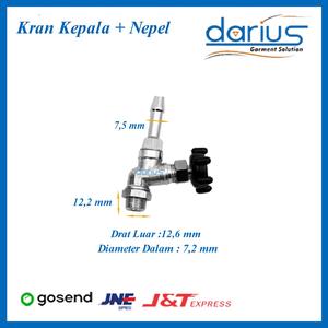 Jual kran kepala setrika+nepel/kran setrika uap dengan nepel - Jakarta ...
