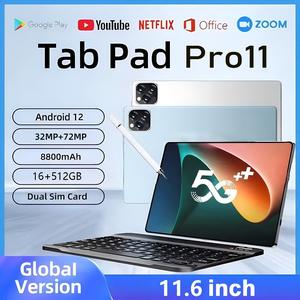 Jual Tablet Murah Baru 11.2Inch (Ram16Gb+Rom512Gb) Tab Pro11 Layar ...