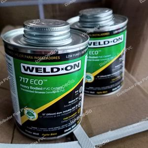 Jual LEM PIPA PVC WELD ON 717 SOLVENT CLEMENT 0,473L PVC PIPA UPVC ...