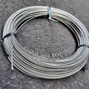 Jual HARGA DISKON! tali kawat kabel sling stenlis 8 mm 5 ,10 meter ...