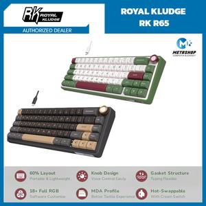 Jual ROYAL KLUDGE RK R65 66 Keys 65% Gasket RGB Backlit Hot-swappable ...
