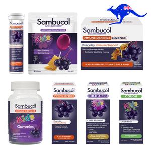 Jual Sambucol Kids Immune Defence Gummies 50 Immunity Black Elderberry ...