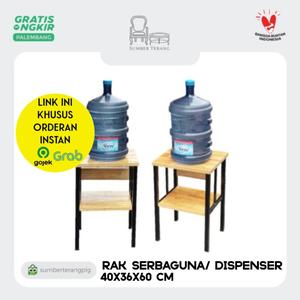 Jual nkashak Meja Dispenser Kayu Meja Dispesner kaki Besi Meja ...