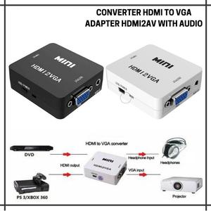 Jual HDMI2AV HDMI TO AV RCA Converter Hdmi To AV RCA Adapter Mini TV ...