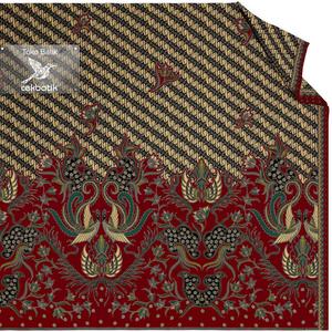 Jual Motif Parang Bunga dan Burung Merak Jawa Modern Spesial Ukuran ...