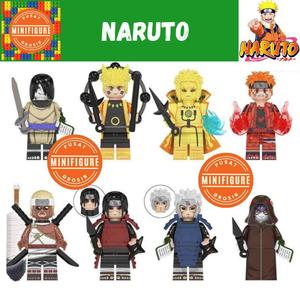 Jual mainan miniatur naruto PGM6108 anime itachi sasuke kakashi obito ...