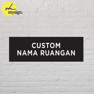 Jual CUSTOM SIGN BOARD NAMA RUANGAN AKRILIK PRINT PAPAN NAMA RUANG ...