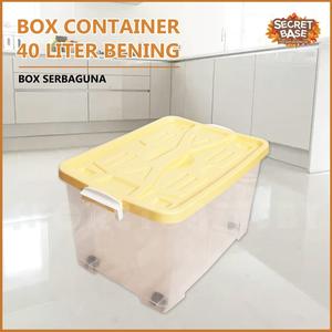 Jual WEGO!! BOX CONTAINER 40 LITER + RODA - Kontainer Box Plastik ...