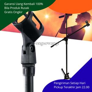 Jual WW Stand Holder Mic Microphone Panggung Penyangga Tripod Condenser ...