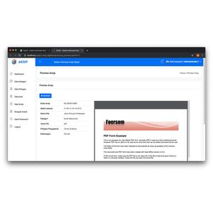 Jual Source Code Sistem Informasi Arsip Digital Dengan Php Dan Mysqli # ...