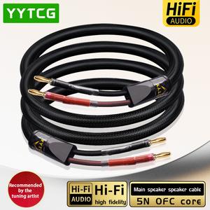 Jual One Pair HiFi Speaker Cable High-end Audio Amplifier Cable High ...