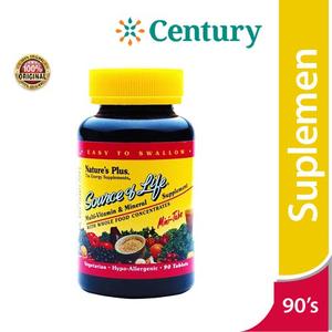 Jual Nature'S Plus Sol Mini Tab 90 Kapsul/Multivitamin Dan Mineral ...