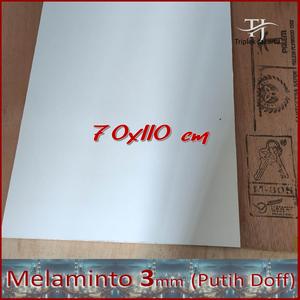 Jual Triplek Melamin 3mm 70x110 cm | ISI 2 LEMBAR | Putih Doff 1 Muka ...