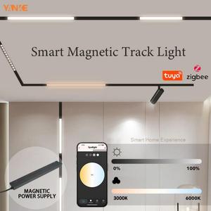 Jual Smart Magnet Track Light System, Tuya Zigbee Dimmable LED ...