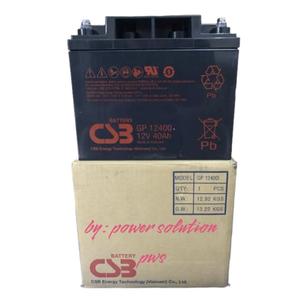 Jual Baterai CSB GP 12400 12V 40Ah / Battery Csb 12v 40 Amper GP12400 Best - Kota Surabaya ...