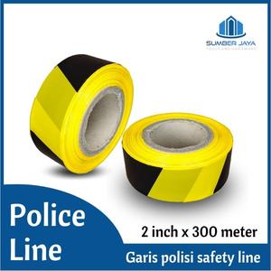 Jual Garis pembatas Police Line safety line barricade 2 inch x 300 ...