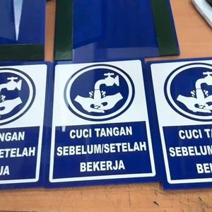 Jual MA(NYAR) SIGN LABEL ACRYLIC CUCI TANGAN , SIGN BOARD AKRILIK ...