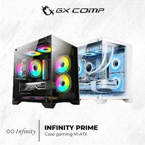 Jual Infinity Prime - Casing Pc M-Atx Black/White | Cpu Pc Case Gaming ...