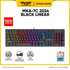 Jual CO Keyboard Mechanical Gaming Armaggeddon MKA 7C Psycheagle Blue ...
