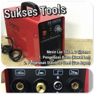 Jual Mesin Las Stainless Stees Porto PD 160 Trafo Las Argon PD160 Tig ...