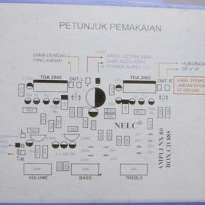 Jual Top Audio Team - Power Amplifier Stereo Tda2005 Nx80 12 Volt Dc ...