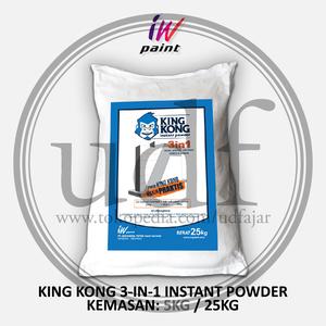 Jual King Kong - 3In1 Instant Powder / Dempul / Plamir Tembok 25Kg Best ...