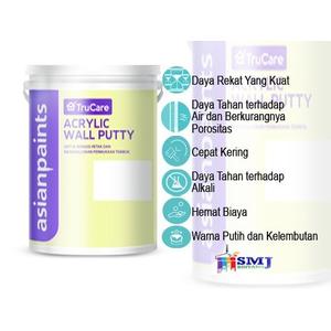 Jual Trucare Wallputty Asian Paints Plamir Tembok Interior 20Kg Terbaru ...