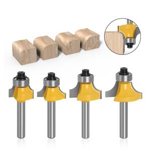 Jual 1zy Mata Profil Router Bit Radius Round Over Sudut kayu shank 1/4 ...