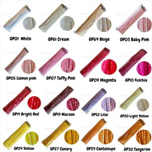 Jual kawat bulu PREMIUM GLITER / pipe cleaner GLITER 100pcs KBG7 - GG4 ...