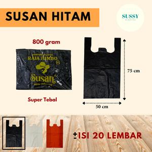 Jual Kantong Plastik Kresek Raja Jumbo Uk 50 SN 800 Gr Merah Putih ...