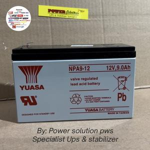 Jual Baterai UPS 12V 9Ah Yuasa NP9-12 12volt 9 Ah Battery Batt aki acc ...