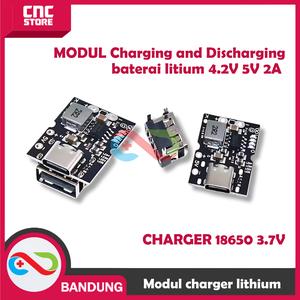 Jual MODUL Charging and Discharging baterai litium 4.2V 5V 2A CHARGER ...