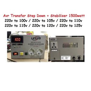 Jual Avr Transformer Step down + Stabilizer 1500W 220v ke 100v 110v 12 ...