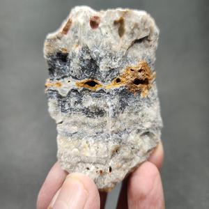 Jual Unique |Banded Quartz Vein with Limonite and Ferric Minerals ...