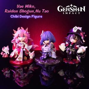 Jual Statue Genshin Impact Chibi Yae Miko, Raiden Shogun, Hutao Bubble ...
