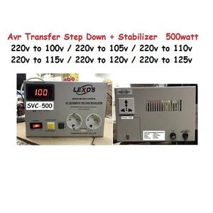 Jual Avr Transformer Step down + Stabilizer 500W 220v ke 100v 110v 120 ...
