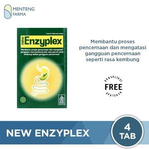 Jual New Enzyplex 4 Tablet - Tablet Pereda Kembung, Sebah, dan Begah ...