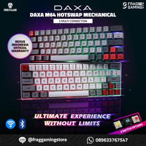 Jual CO Rexus DAXA M64 Ultimate DaxaM64 Wireless Mechanical Gaming ...