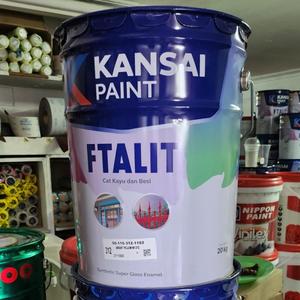 Jual Ftalit Kansai 20 Kg 20Kg Cat Kayu Besi Minyak Synthetic Hitam ...