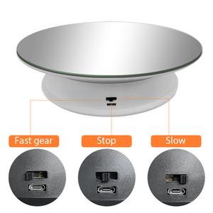 Jual Turn Table Display Table Rotary Rotasi 360° Plus Kaca Diameter ...